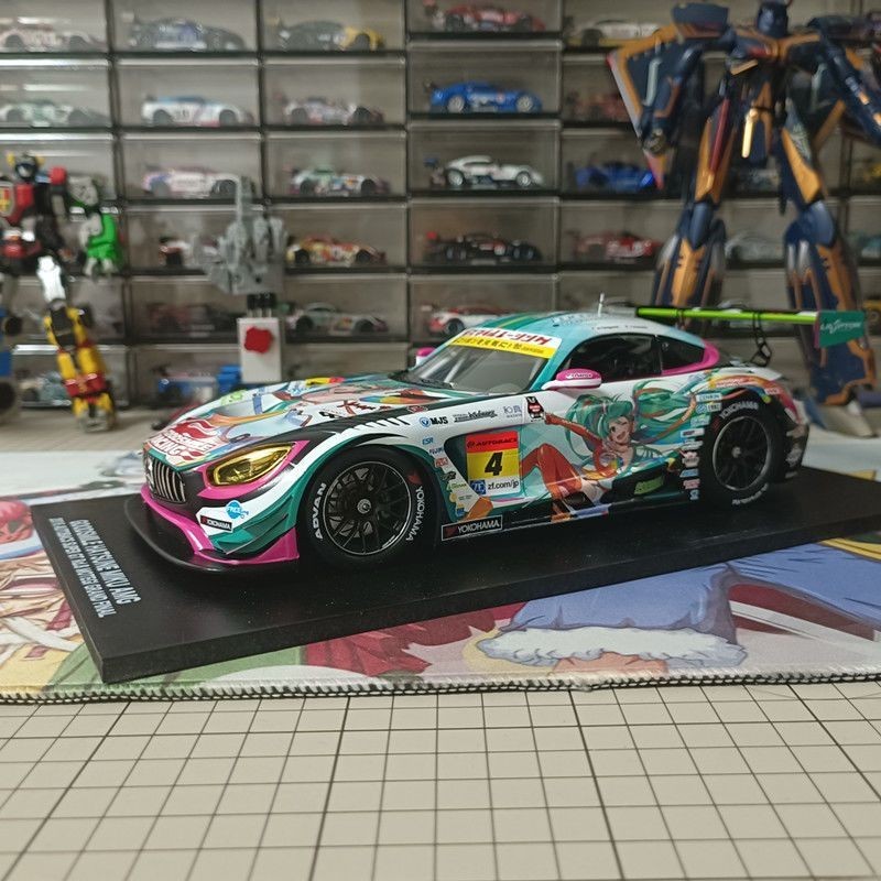 Fuji Tamiya 1/24 Hatsune Future amg Mercedes Benzgt3 racing miku ...