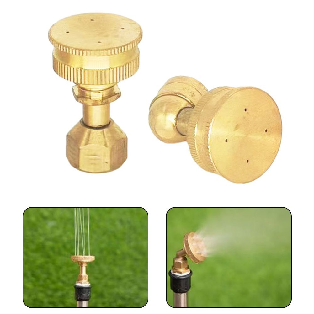 June new ️Adjustable 4 Hole Brass Sprayer Nozzle M14 Atomizing Spray ...