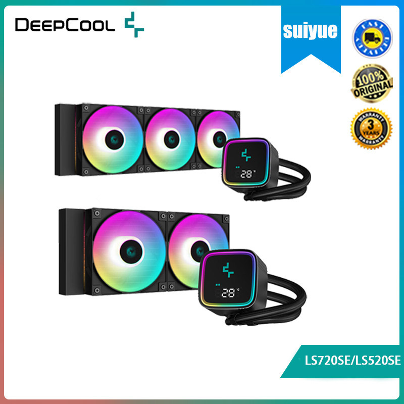 Deepcool LS720 SE Digital / LS520 SE Digital CPU Aio Cooler Liquid ...