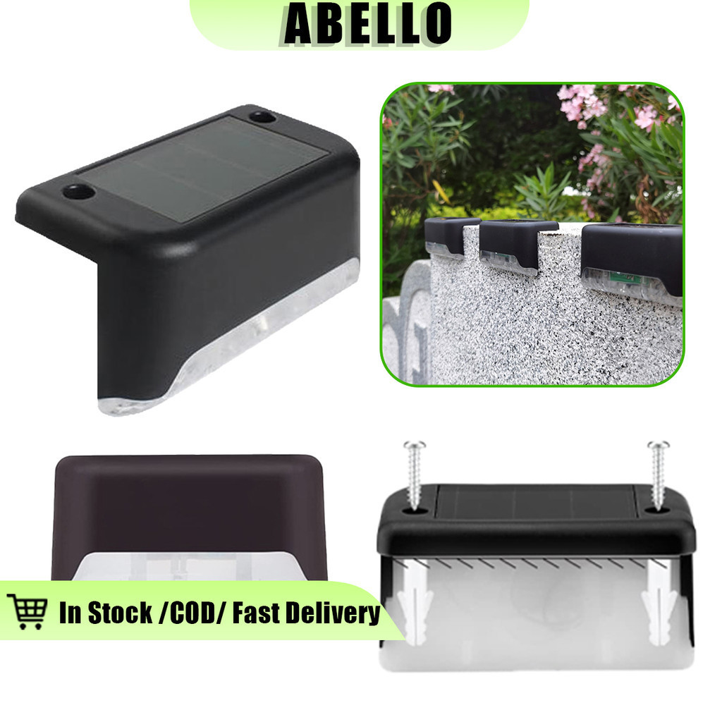 MIni LED Solar Garden Night Light Outdoor Waterproof Small Fence Stair ...
