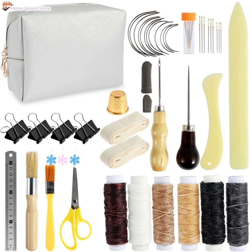 49 Pcs Bookbinding Kit Hand Book Binding Starter Tools Set Book Binding Kits for Beginners ...