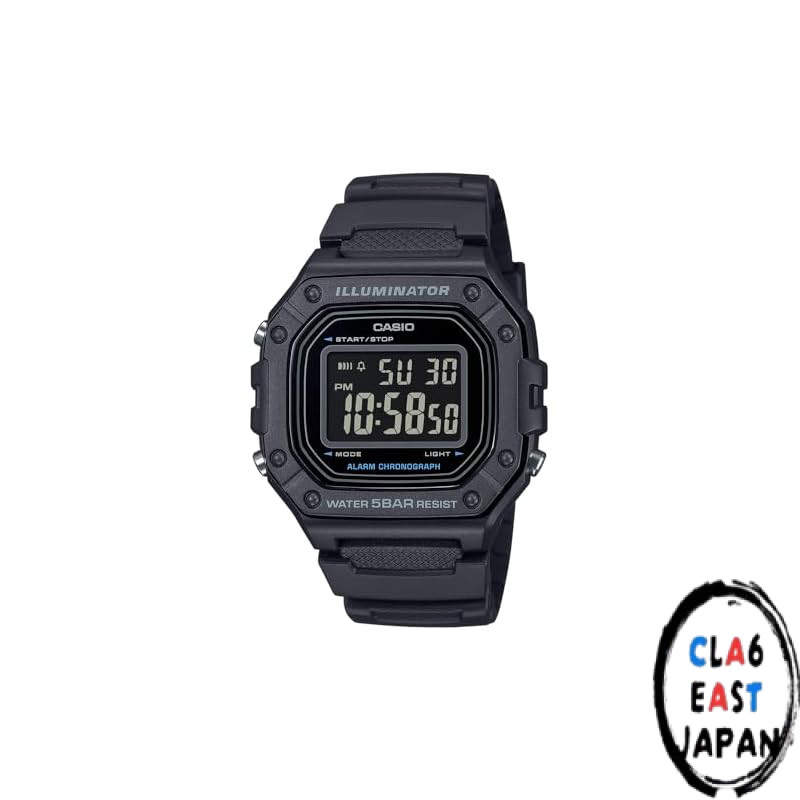Casio Men's Collection Watch - Web Exclusive Model W-218 Series (Black ...