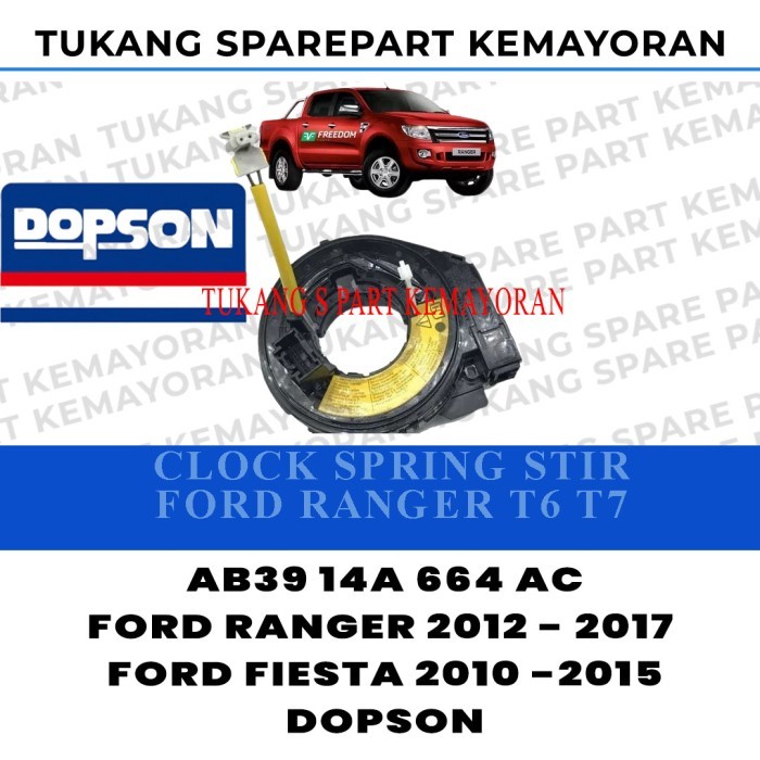 Clock Spring Steering Wheel Ford Ranger 2200cc Ford Ranger 3200cc Ford ...