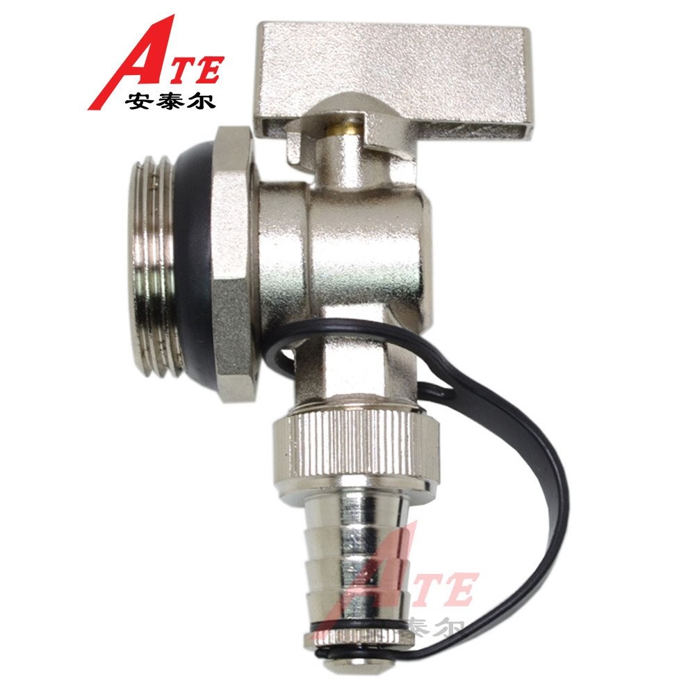 Radiator Bleeder Valve Water Drain Valve Floor Heating Manifold Drain ...