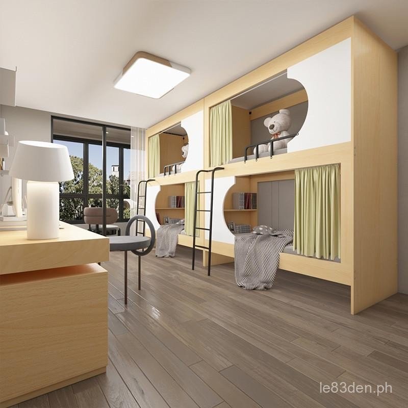 Space Capsule Bed Full Enclosed Bed Employee Bunk Bed Youth Dormitory ...