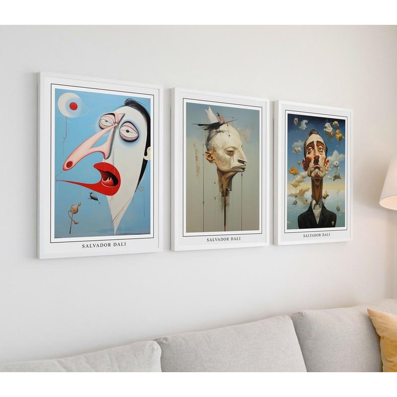 Salvador Dali Poster Set Salvador Dali Wall Art Famous Artist Prints ...