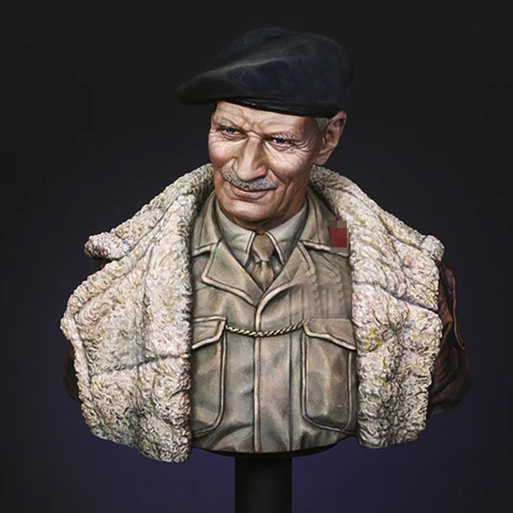 1/10 Bernard, Resin Model figure Bust, GK, WWII Military theme ...