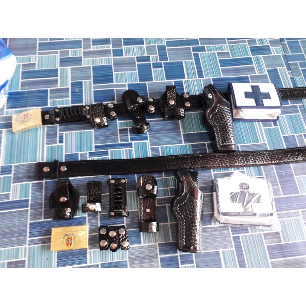 SECURITY GUARD SET BELT W/ 9MM HOLSTER | Shopee Philippines