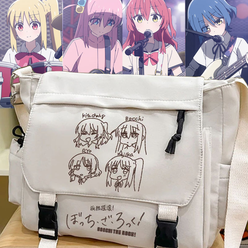 Anime BOCCHI THE ROCK! Hitori Gotoh Backpack Casual Cartoon Style ...