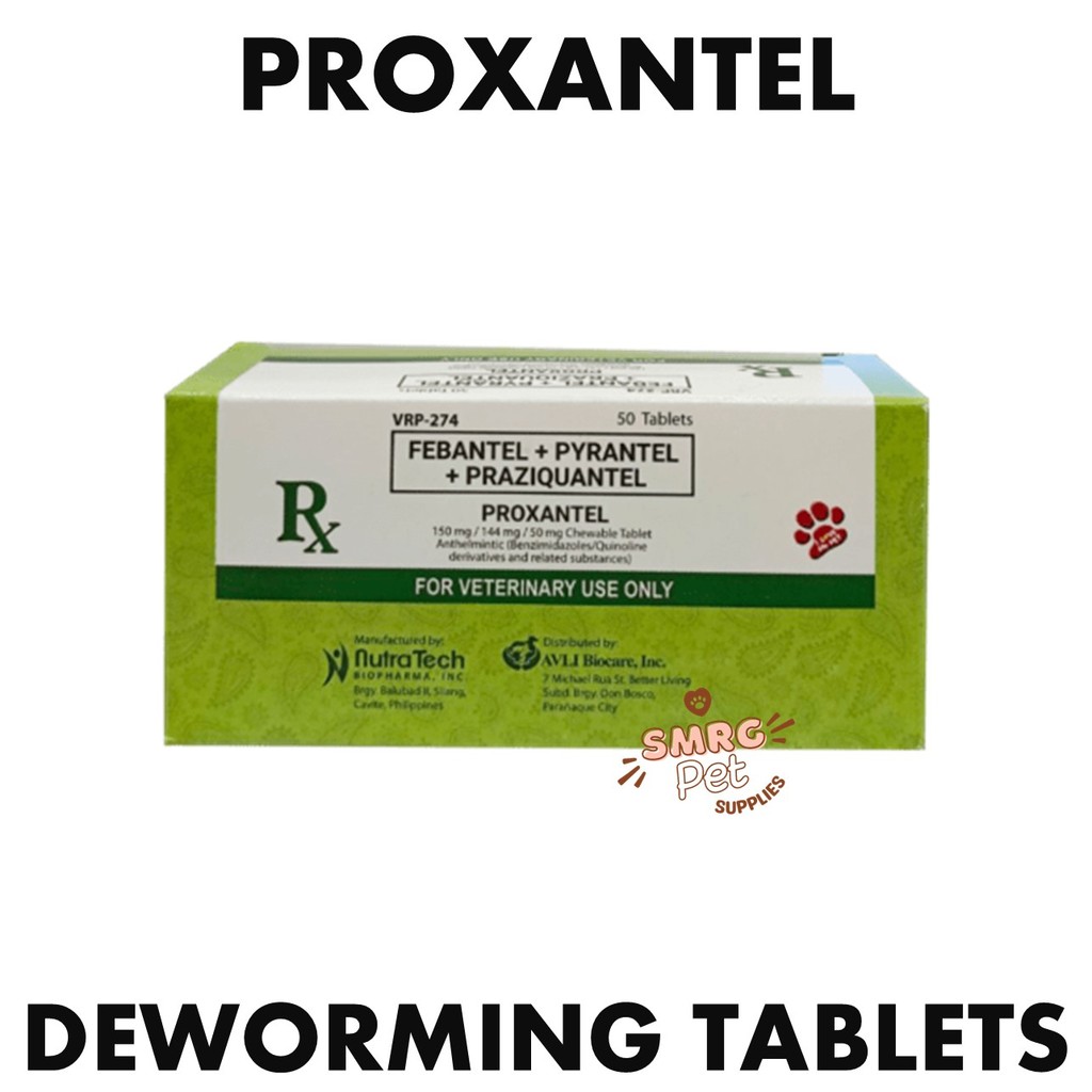 Pet Kingdom Proxantel Dewormer Tablet for Dogs and Cats by 50's ...