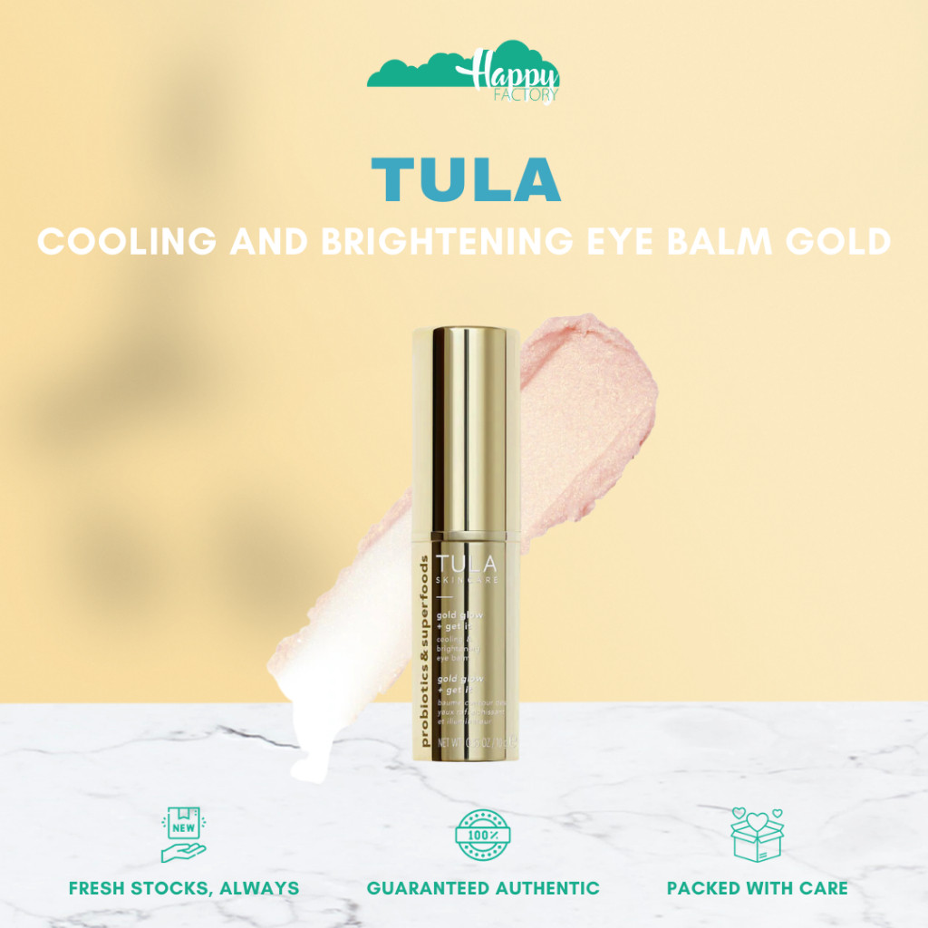 TULA Cooling and Brightening Eye Balm Gold | Full Size | Shopee Philippines