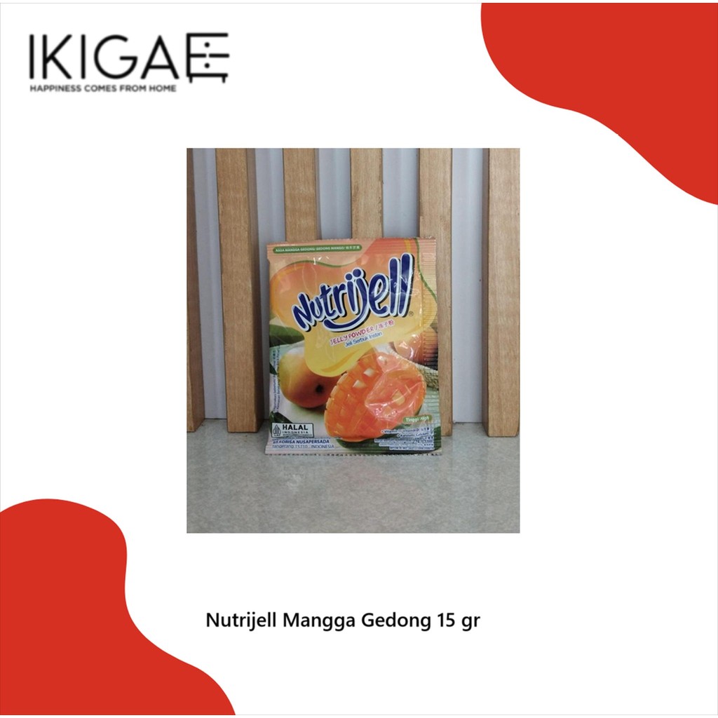 Nutrijell JELLY POWDER / GEDONG MANGO FLAVOR POWDER 15GR | Shopee ...