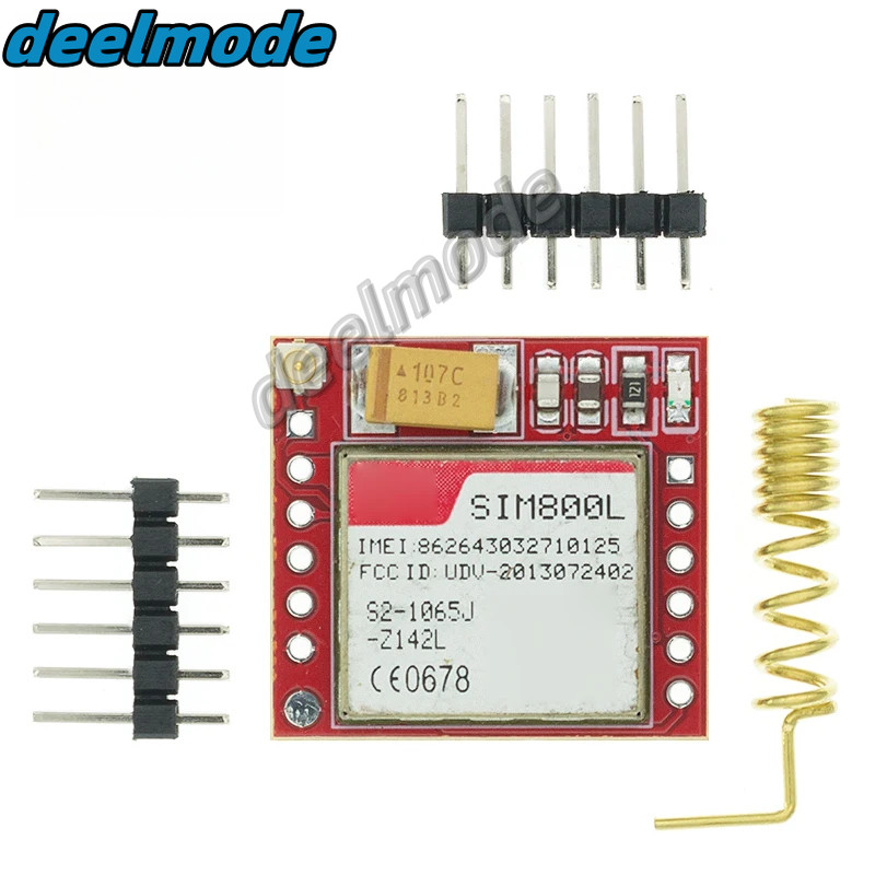 Mini Smallest SIM800L GPRS GSM Module MicroSIM Card Core Wireless Board ...