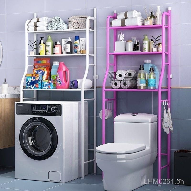 Toilet Floor Storage Rack Bath Basin Rack Organizer Toilet Washing ...