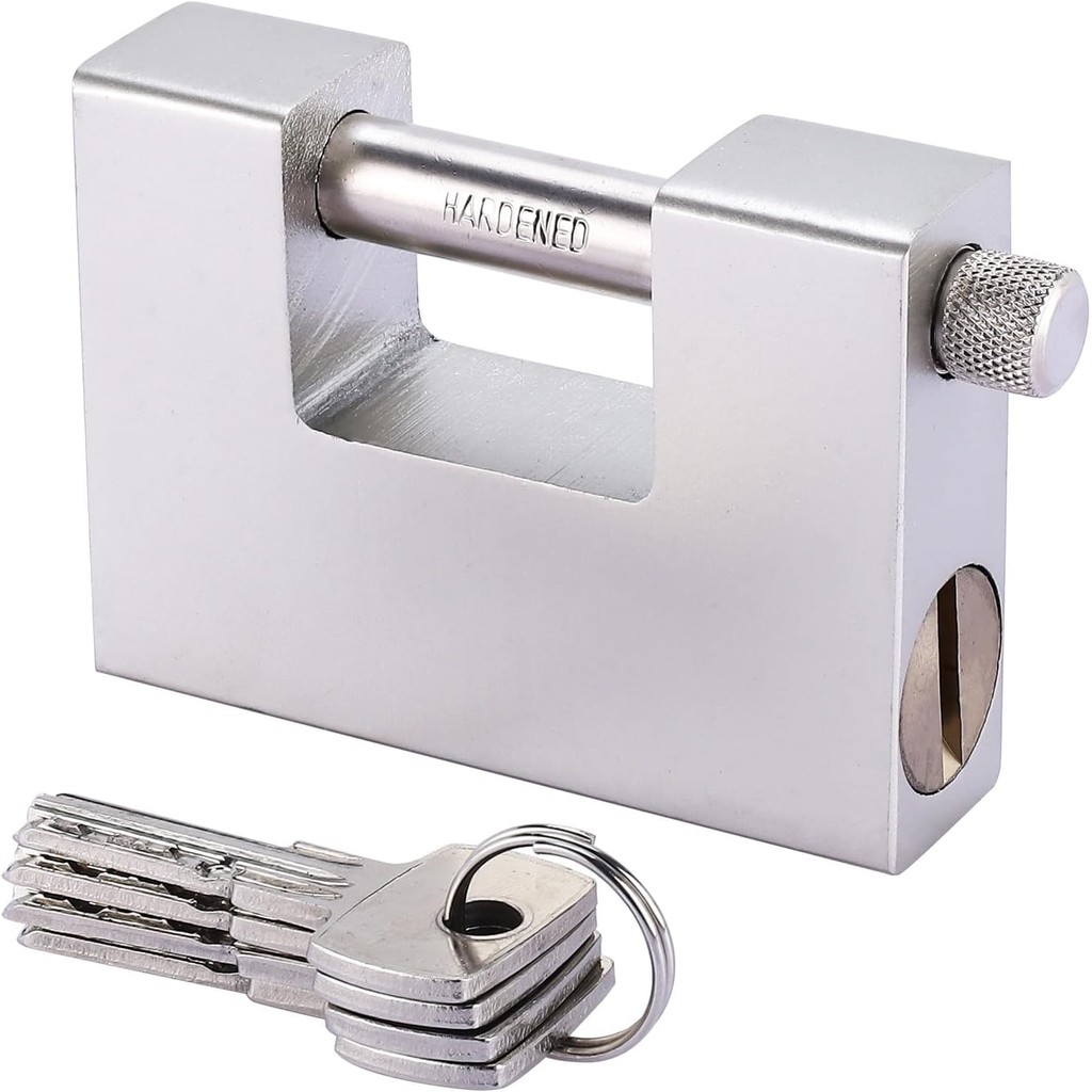 Heavy Duty 94mm D Shape Padlock for Containers, Garage Doors, Sheds ...