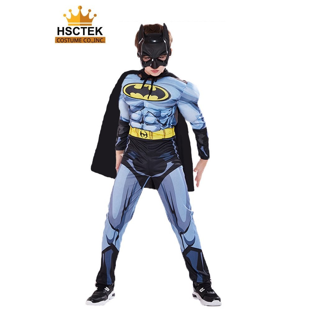 Muscle Batman for Kids/Adults Costume, Superhero Bat Man Suit | Shopee ...
