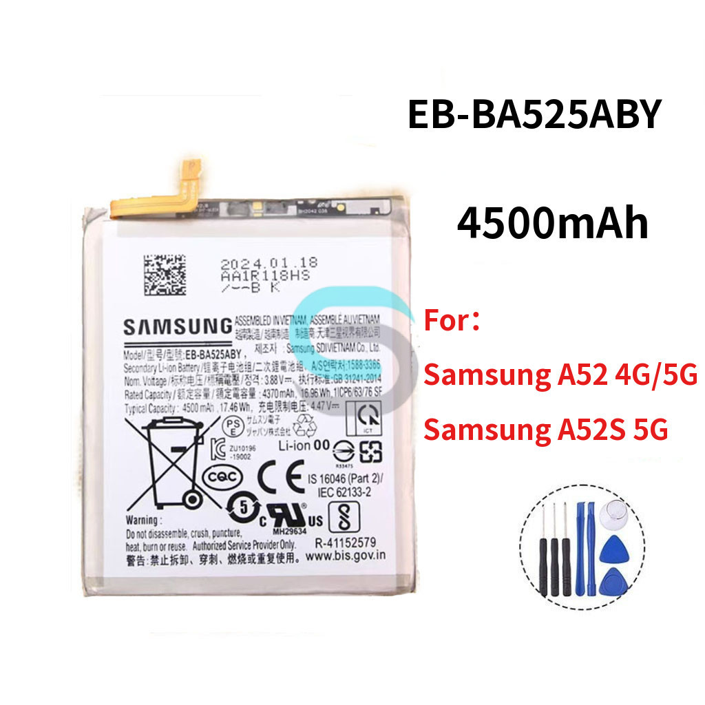 Replacement Battery For Samsung Galaxy A52 A52S 4G 5G EB-BA525ABY ...