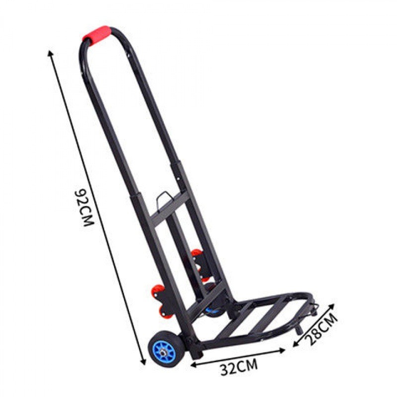 Foldable Trolley Cart Heavy Duty Handcart Luggage Cart Cargo Transport ...