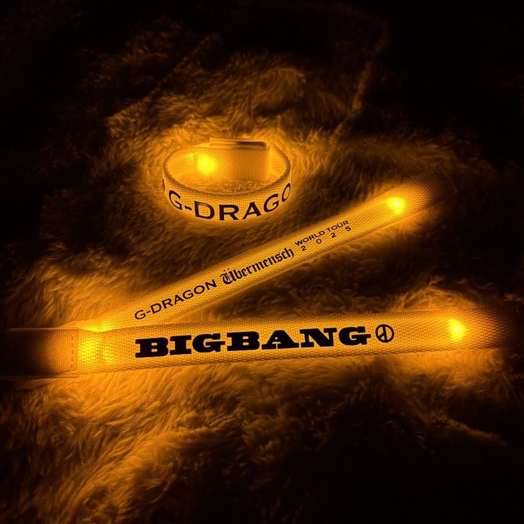 2025 Kwon Ji-Dragon GD Support Luminous Bracelet bermensch Tour Concert ...