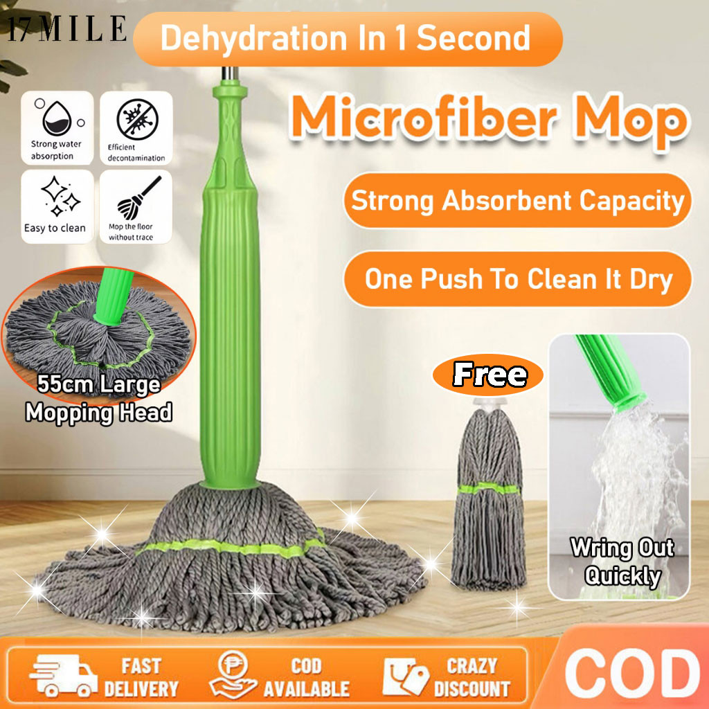 【Buy 1 Take 1】Multi Function Microfiber Mop/floor Mop Self Twisting ...