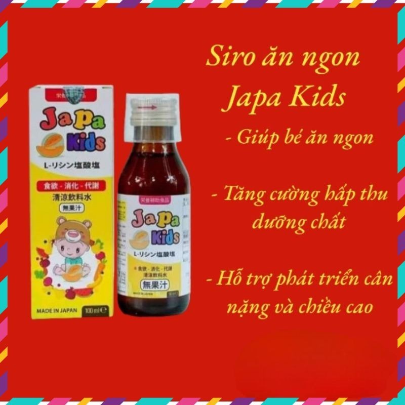Japa Kids Delicious Food Syrup Supports Children to Eat Well, Sleep ...