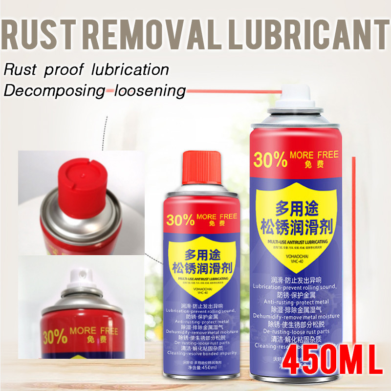 450ml Anti-Rust Lubricants Multi-purpose Rust Remover (for Motor, Car ...