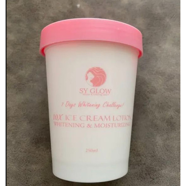 SY GLOW 10x WHITENING ICE CREAM LOTION 100ml | Shopee Philippines