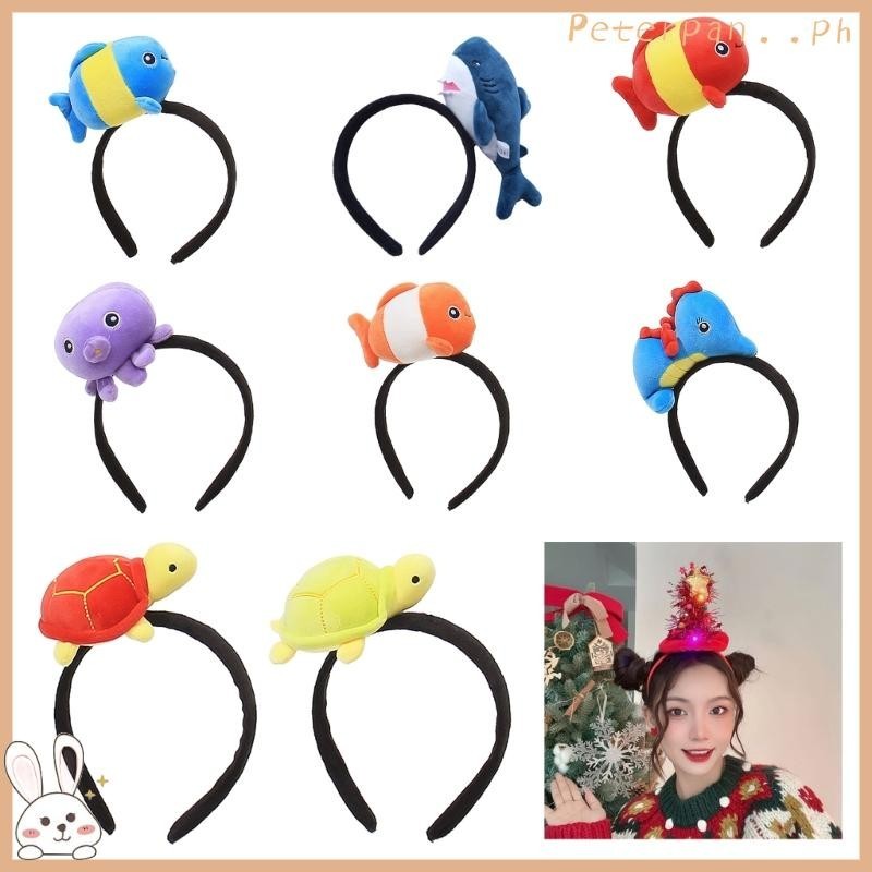 PP Funny Lobster Fish Headband Cute Stuffed Plush Animal Hair Hoop ...