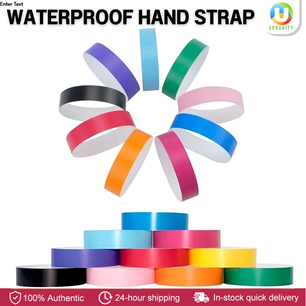tyvek paper waterproof events wrist band bracelet sticker swimming ...