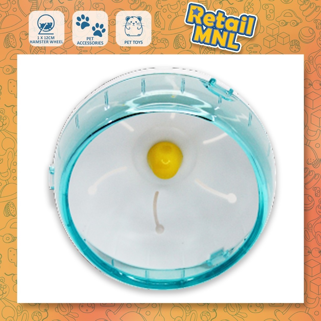 Retailmnl Hamster Mice Gerbil Rat Exercise Wheel Silent Spinner PP Run ...