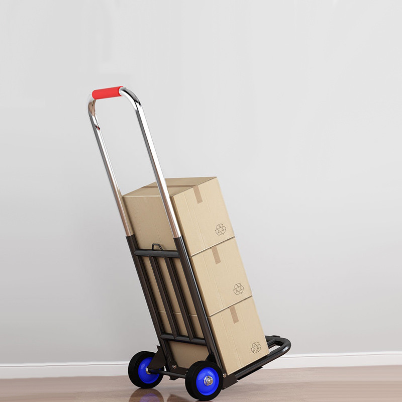 Heavy Duty 2 Wheels Foldable Extendable Hand Truck Trolley Up to 100Kg ...