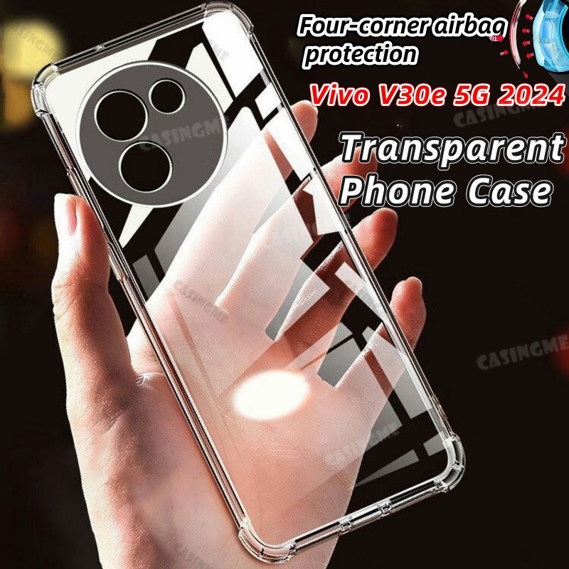 Vivo V30e 5G 2024 Airbag Clear Casing For Vivo V30e V30 E VivoV30e V 30E Pro 5G 2024 Silicone ...