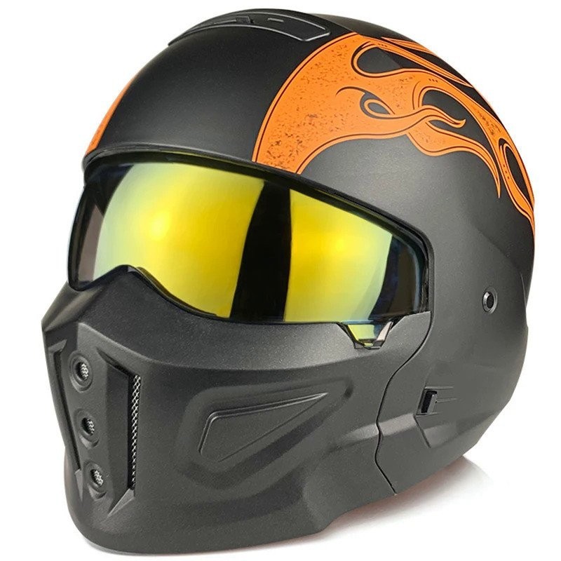 Motorcycle Helmet Capacete Personality Combination Full Face Helmet ...