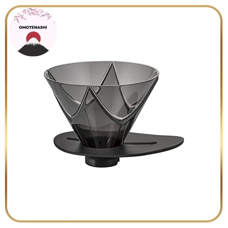 HARIO V60 1-cup dripper MUGEN coffee dripper for 1-2 cups, transparent ...
