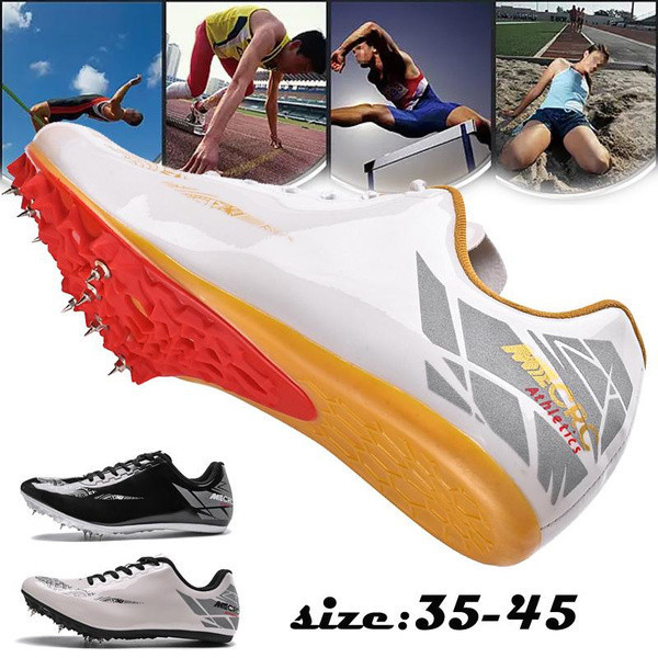 Men/Women Track Spike Distance Running Sprint Shoes Track and Field ...