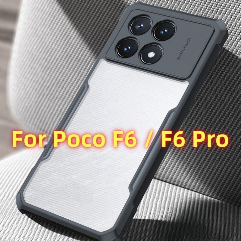 Acrylic Clear Casing For Xiaomi Poco F6 Pro 5G 2024 PocoF6 F6Pro ...