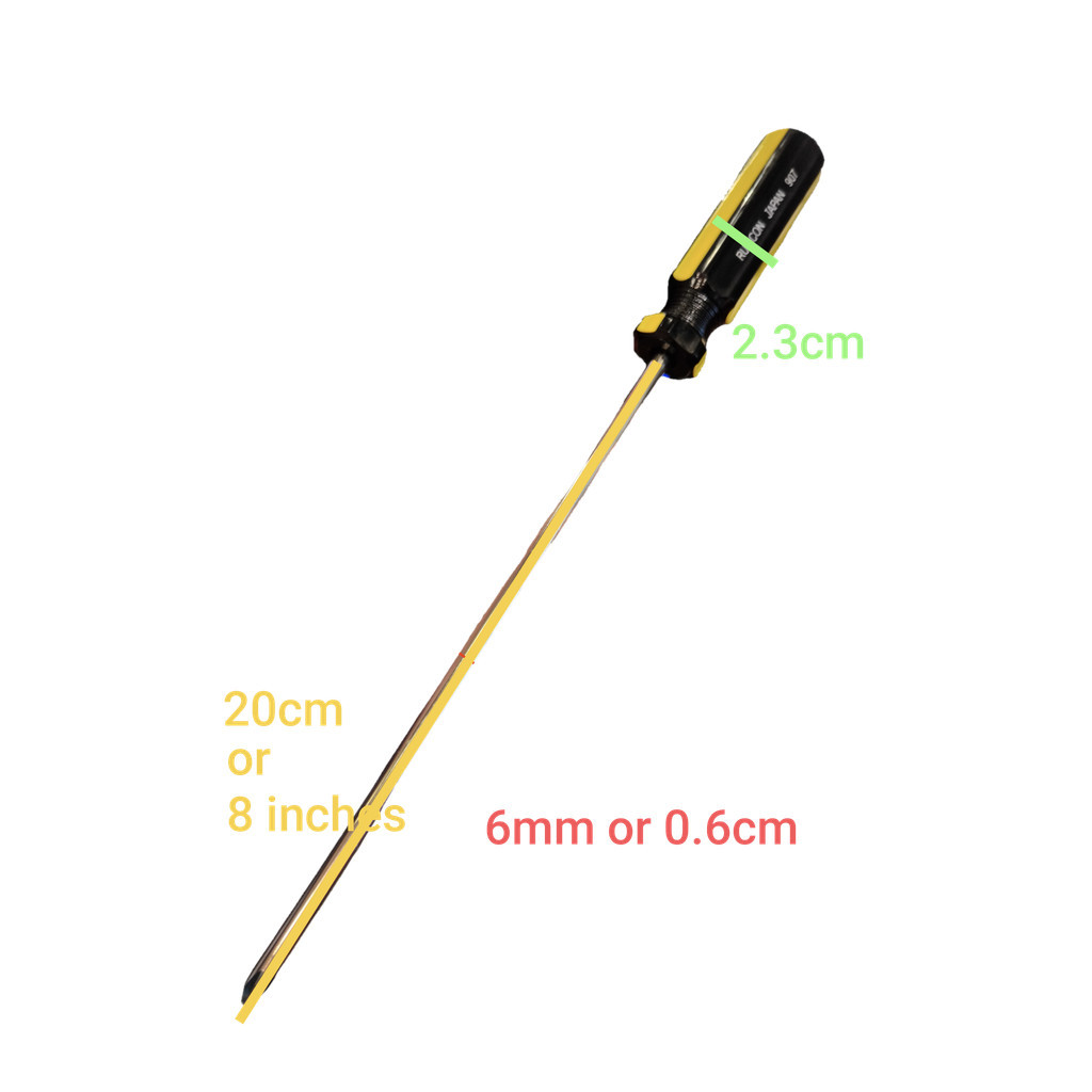 8" + Philips Head Screw Driver 907 (Rubicon) 200mm ø6mm | Shopee ...