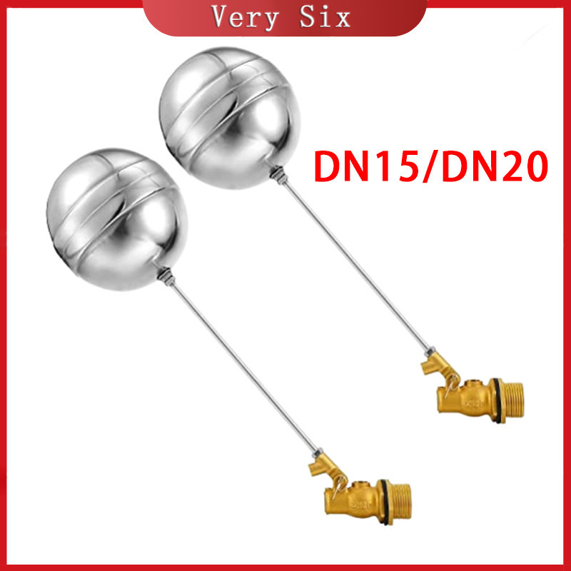 1/2"/ 3/4" Brass Automatic Floating Ball Valve DN15 DN20 Water Tank ...