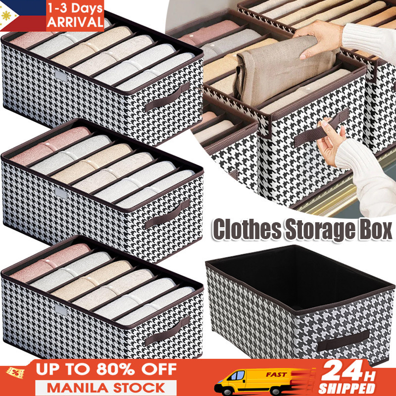 Thousand Bird Grid Storage Boxes - Pants Steel Shelf Container - Foldable Clothes Storage Drawer ...