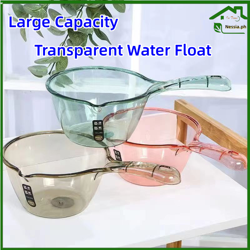 Water Dipper Clear Tabo Aesthetic Transparent Scooper Bathroom Toilet ...