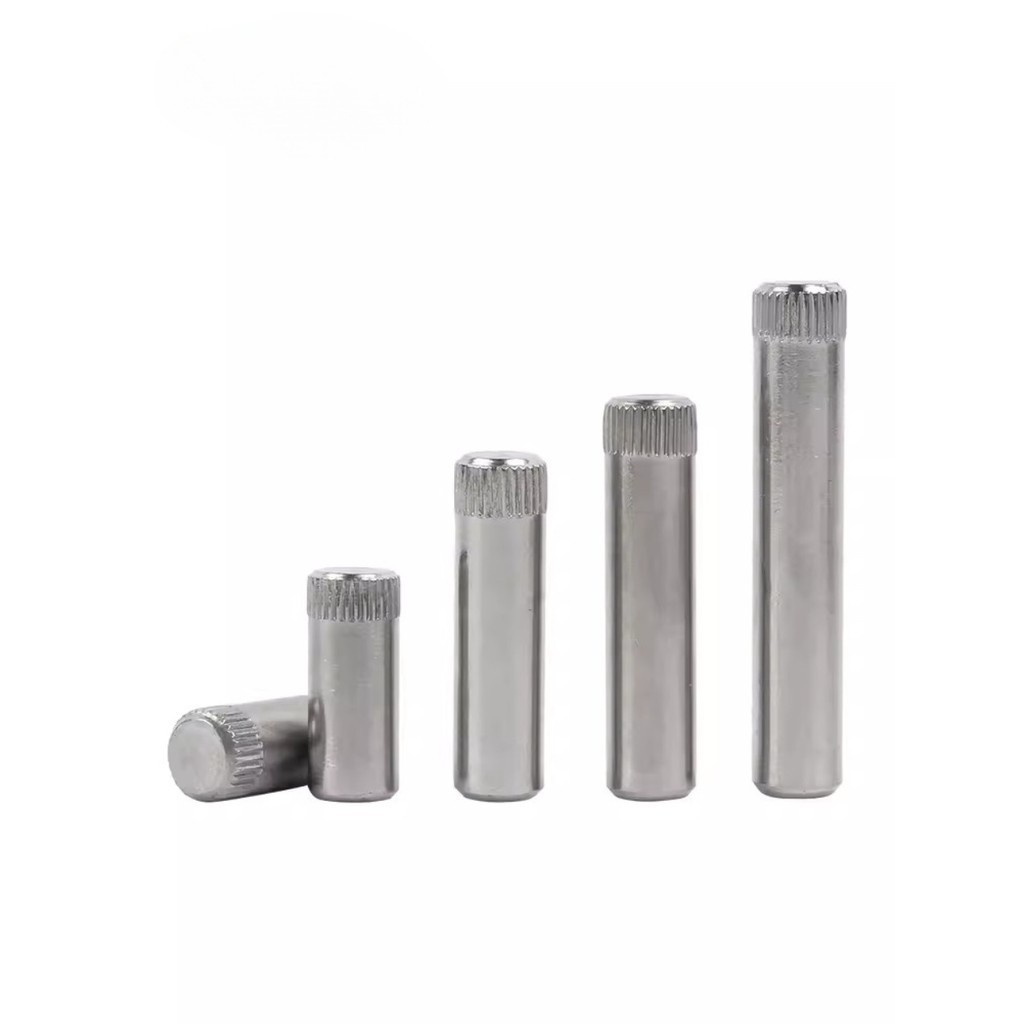 Sus304 Steel Knurled Cylindrical Pin Nail M4/M5/M6/M8 Shaft Pin Hinge ...