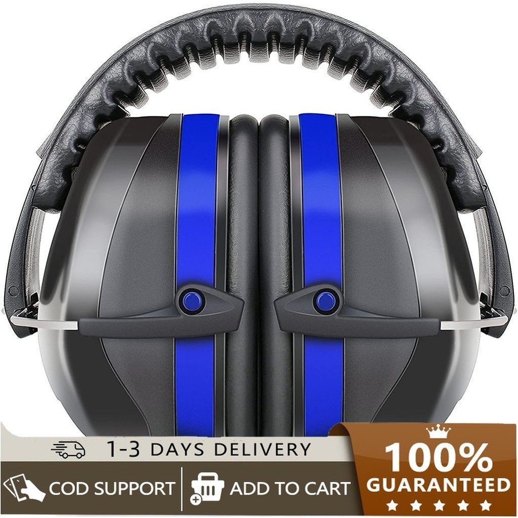Noise Reduction Safety Ear Muffs,Hearing Protection Earmuffs,35dB Noise ...