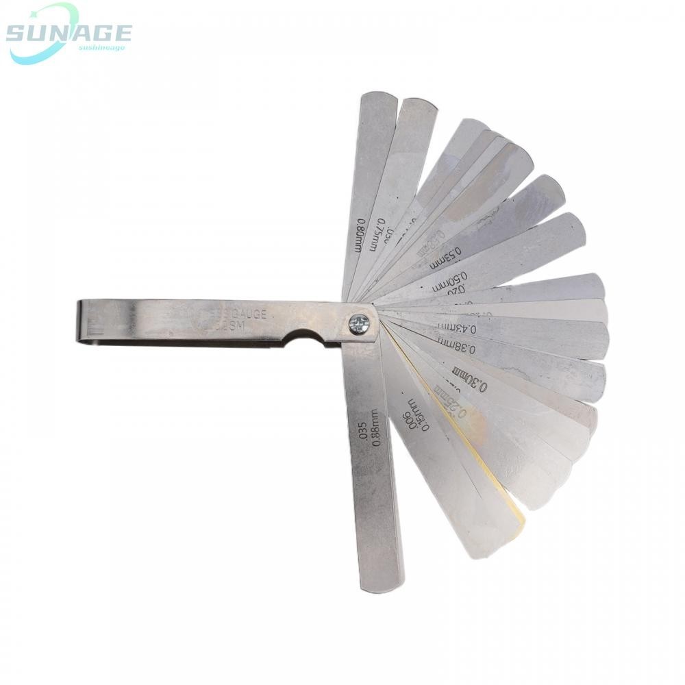 Stainless Steel Feeler Gauge Set for Valve Clearance Adjustment (32 ...