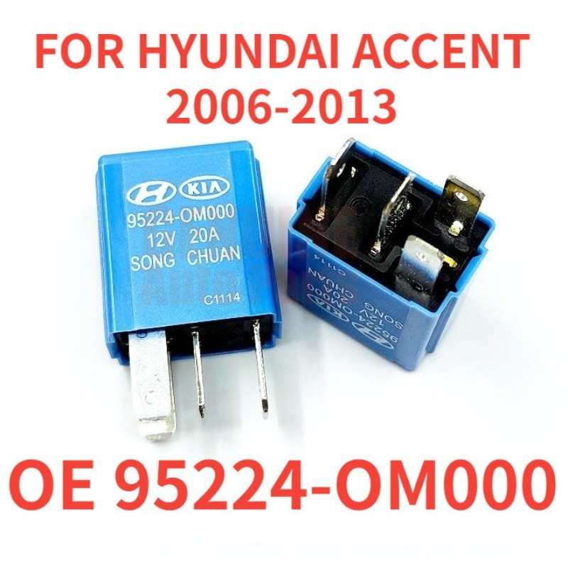 Power Relay 4PINS 12V 20A for Hyundai ACCENT 2006-2013 95224-OM000 ...
