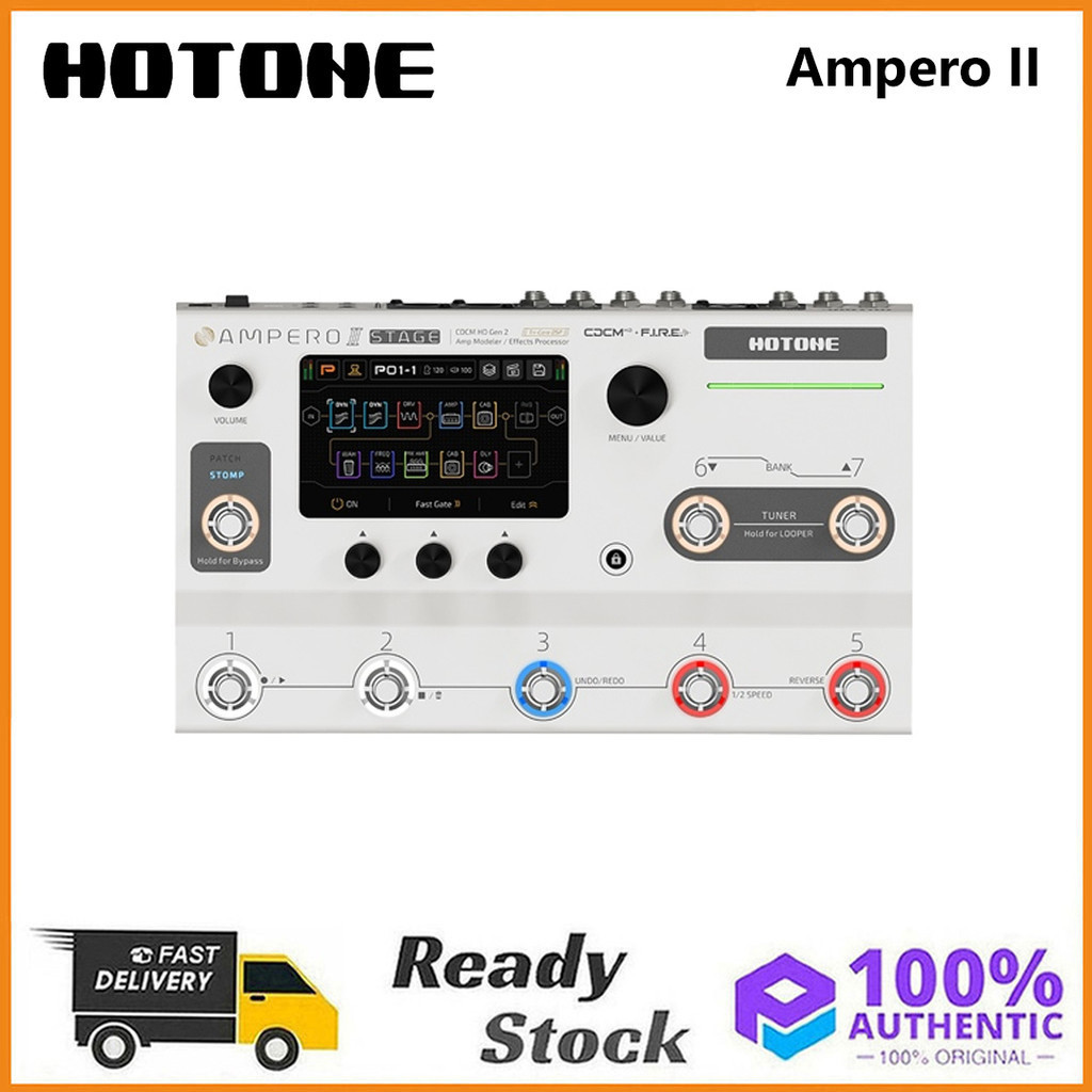 Original Hotone Ampero II Stage Amp Modeler / Guitar Effects Processor ...