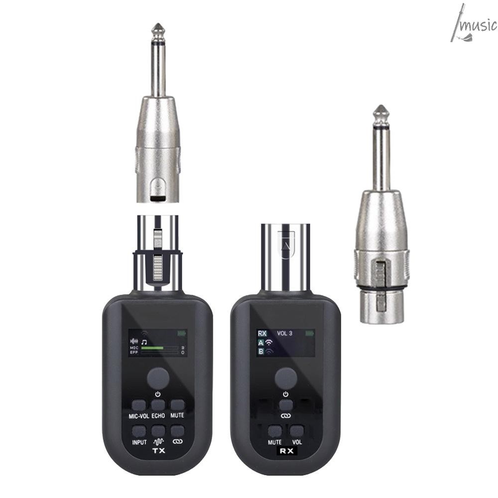 Microphone Wireless Xlr Transmitter and Receiver UHF Wireless Mic ...