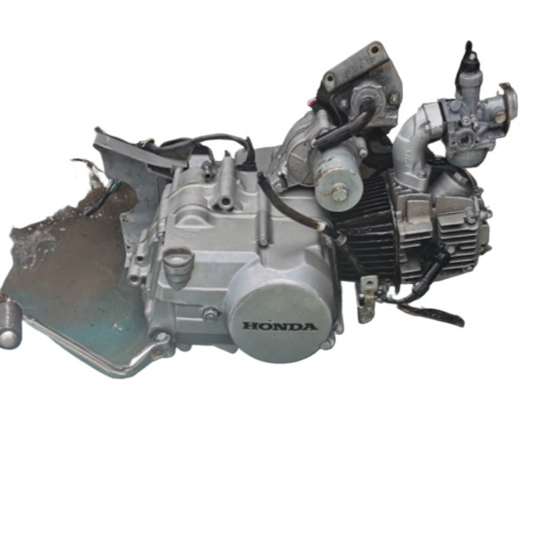 Original Disassembled Domestic Curved Beam 110 Motorcycle Engine Curved ...