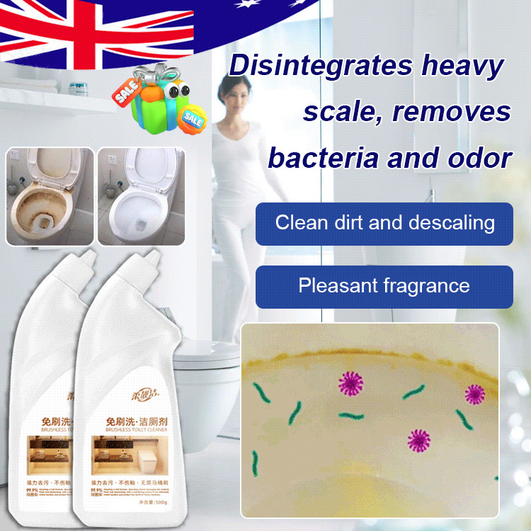 Soft Clean Stain Limescale Remover Brush Detergent for Yellowing ...