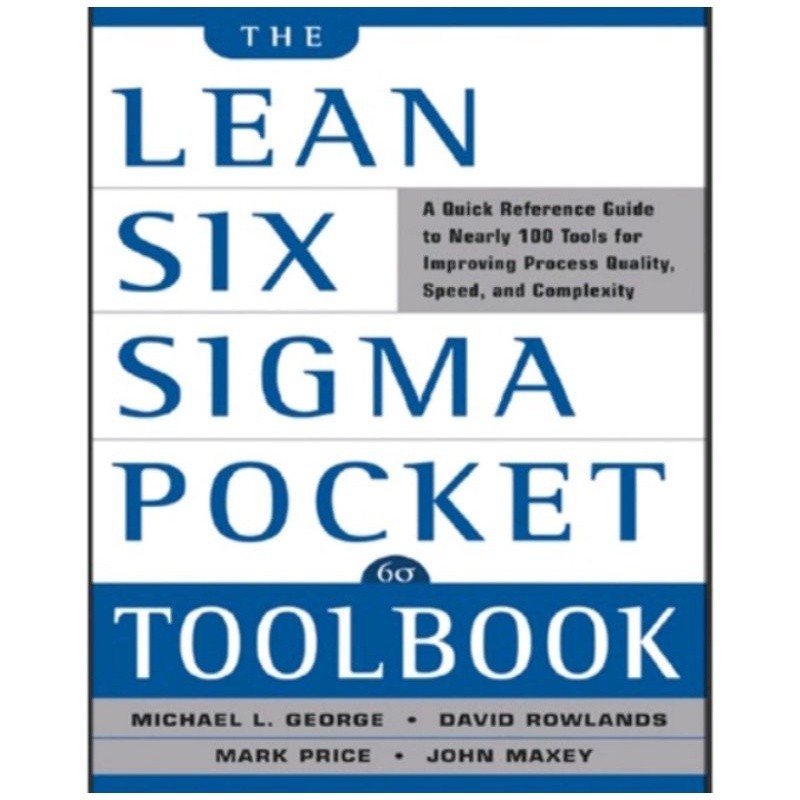 Lean Six Sigma Pocket Book Shopee Philippines