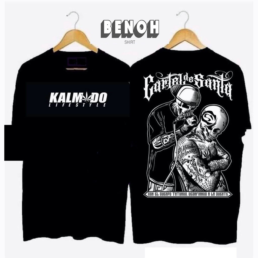 [Buy 2 Get 1 Free] pure cotton KALMDO print Tshirt for men women Kush ...